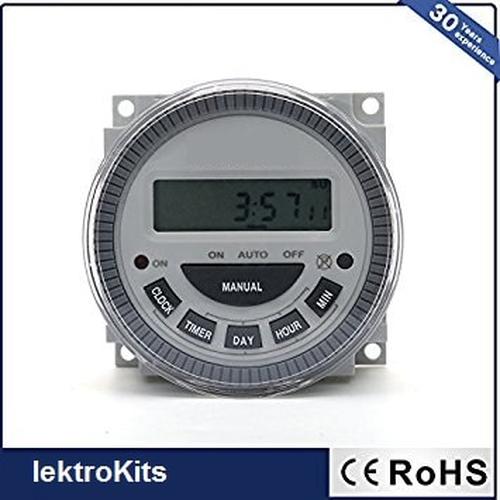 Jual Digital Programmable Timer Switch Auto On/Off Max 220V 30A - Kab ...