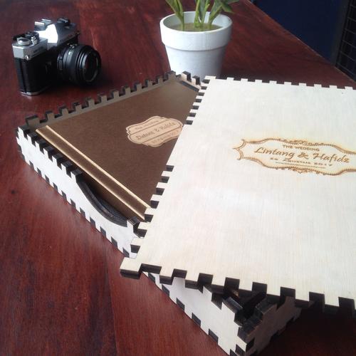 Jual kotak album kayu wooden box kustom - Kab. Sleman - Dharel | Tokopedia