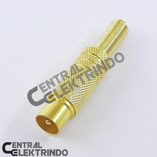 Jual JACK ANTENA TV GOLD dengan BUNTUT plus buntut - Jakarta Barat ...