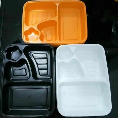 Jual MIKA PLASTIK/BENTO BOX WARNA 4SEKAT/KOTAK MAKAN CATERING - Jakarta ...