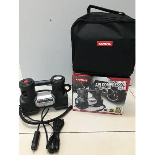 Jual pompa mobil portable mini kompresor DOUBLE CYLINDER - Kota ...