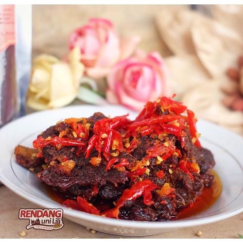 Jual DENDENG KERING DAGING/PARU 100gr+SAMBAL MERAH 100gr RENDANG UNI ...