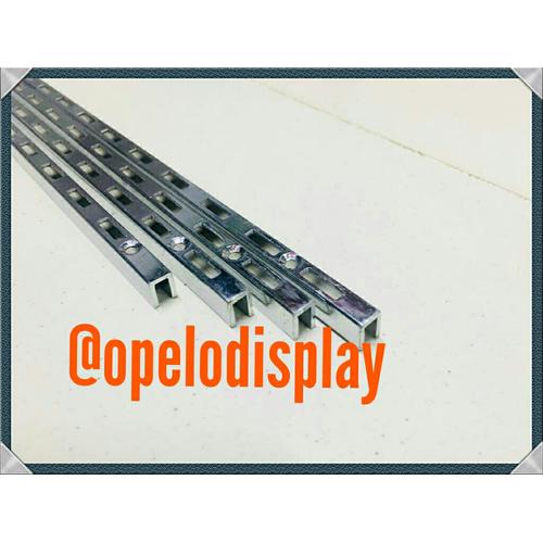 Jual Tiang Bracket 100 cm / Rel Bracket 100 cm / Tiang Rel Breket 1 m ...