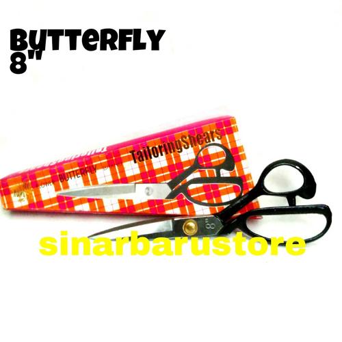 Jual GUNTING KAIN BESI "BUTTERFLY" 8 INCHI - Jakarta Utara ...