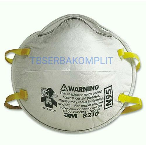 Jual Masker motor 3M N95 8210 Lindungi debu Pengamplasan Amplas kayu ...