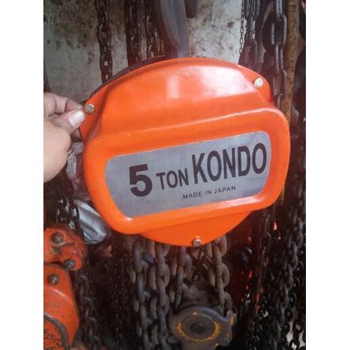 Jual Takel, kerekan, katrol, chain block kondo 5 Ton x Rantai 10 meter ...