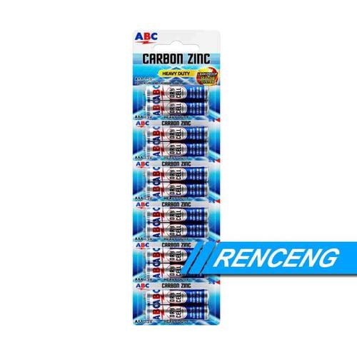 Jual Baterai ABC carbon zinc ukuran aaa ORIGINAL ASLI - Jakarta Pusat ...