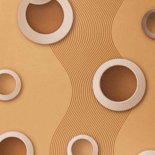 Jual WALLPAPER MOTIF LINGKAR GOLD 302 (Lebih Tebal Dari Wallpaper ...