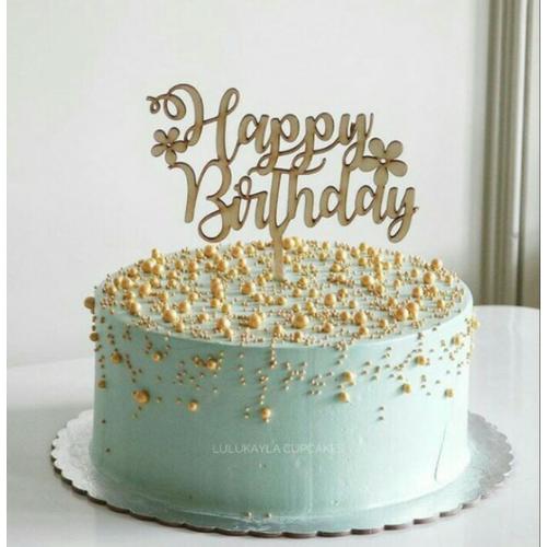 Jual CUSTOM TOPPER / HIASAN KUE ULANG TAHUN / BIRTHDAY TOPPER / CAKE ...