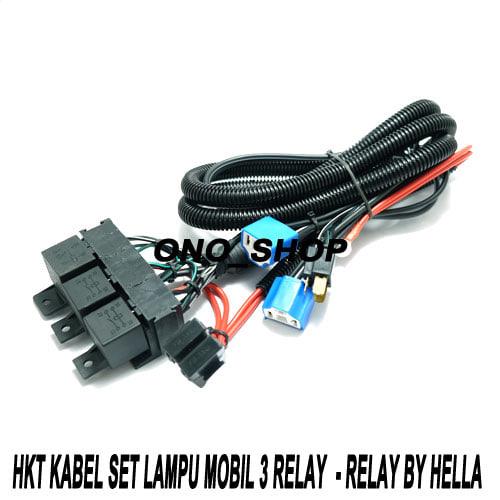 Jual HKT Kabel Set Lampu Mobil 3 Relay - Relay by Hella - Jakarta Barat ...