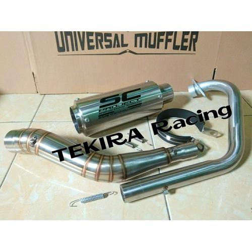 Jual Knalpot Racing SC Project Titan Jupiter MX KING 150 New 135 Lama ...