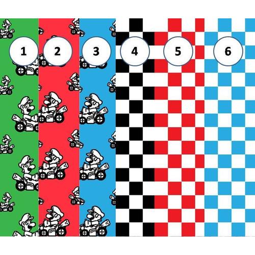 Jual Kertas Scrapbook - Mario Kart Design (1) - A LIMA SQUARE, SATU ...
