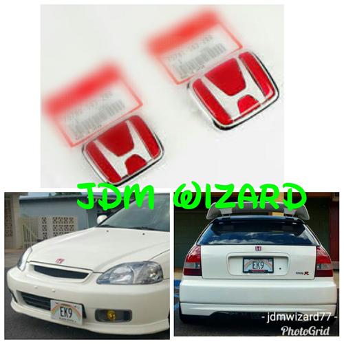 Jual GENUINE Honda Civic EK9 hatch Red Emblem - Kota Bandung ...