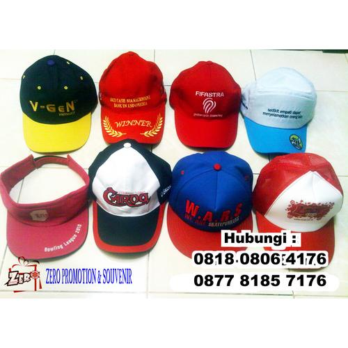 Jual topi promosi sablon logo di Tangerang - Kota Tangerang - Zero ...