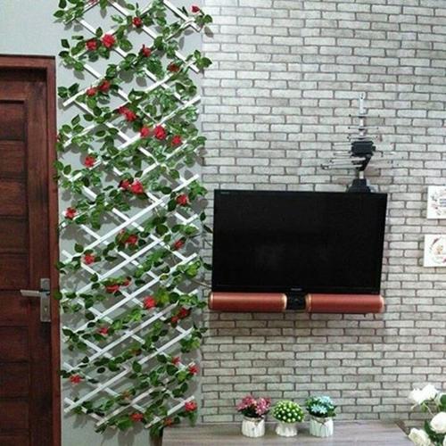 Jual pagar tanaman tralis plastik rambat 0.5 x 1.5 m hiasan dinding ...