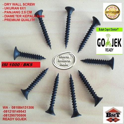 Jual Skrup 6x1 Drywall Screw Gypsum Plafon Hollow Gtg.Metal ISI 1000 ...