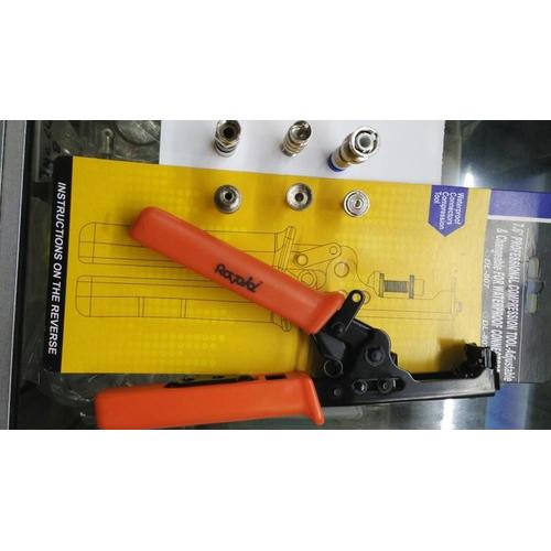 Jual tang compress connector f,rca,bnc,rg59,rg6(4c,5c) - Jakarta Pusat ...