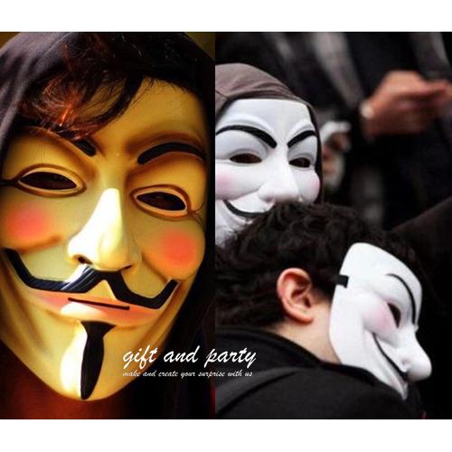 Jual Topeng V For Vendetta / Mask Anonymous Vendetta Guy Fawkes ...