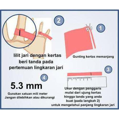 Jual cara mengetahui ukuran Cincin / Jari / Ring Size - Jakarta Barat ...