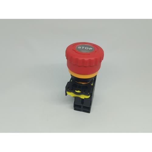 Jual Emergency Push Button Switch Sign Stop Push Lock 22mm LA115 Red ...