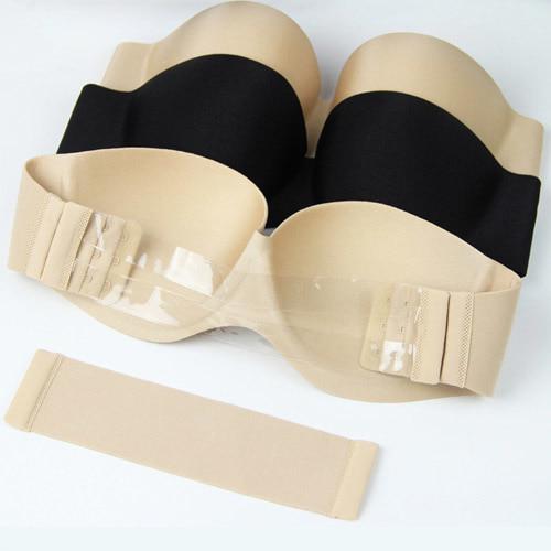Jual Bra Push Up Double Strapless Seamless Invisible Bra Tali ...