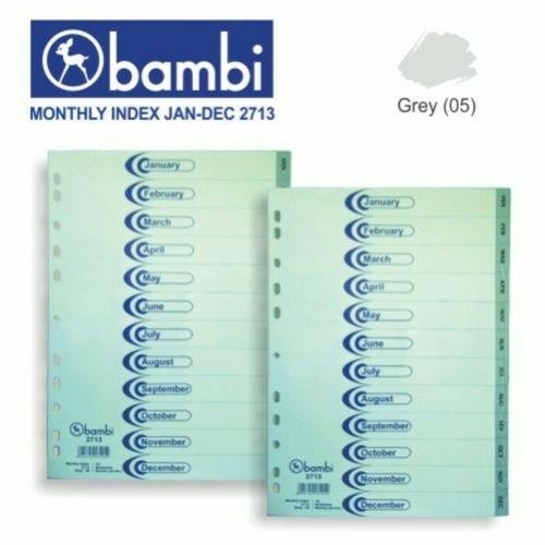 Jual Divider /pembatas Bulan monthly pvc BAMBI - Jakarta Utara - Toko ...