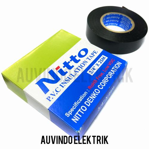Jual Isolasi Listrik Nitto PANJANG 25M LEBAR 3/4INCH NITTO PVC INSULATION TAPE - Jakarta Barat ...