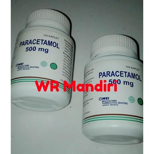 Jual PARACETAMOL 500 MG BOTOL ISI 100 KAPLET - Jakarta Timur - Toko WR ...