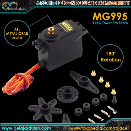 Jual Motor Servo MG995 Tower Pro High Speed Digital Servo Motor Arduino ...