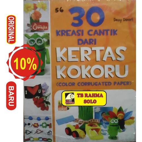 Jual 30 Kreasi Cantik Dari Kertas Kokoru (Color Corrugated Paper ...