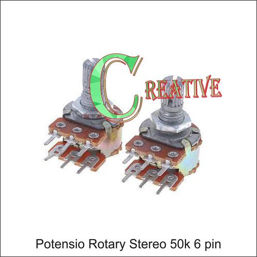 Jual Potensio Stereo Rotary 50k 6 pin - Kab. Sidoarjo - Creative ...