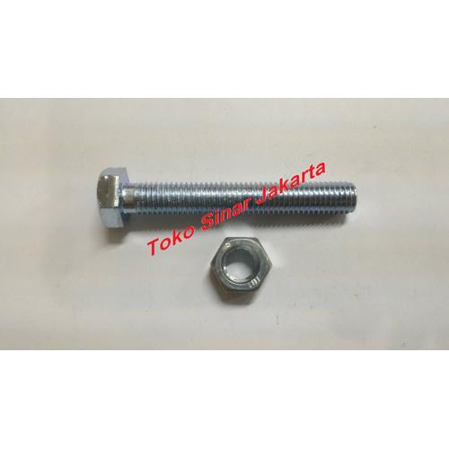 Jual Baut 12 mm x 80 mm + Mur ( Kunci 19 mm ) - Kab. Bekasi - Toko ...