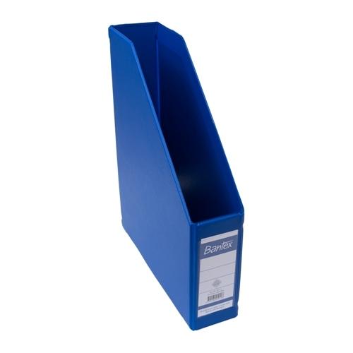 Jual Bantex Magazine File (Box File) A4 7cm Cobalt Blue #4010 11 - Kota ...