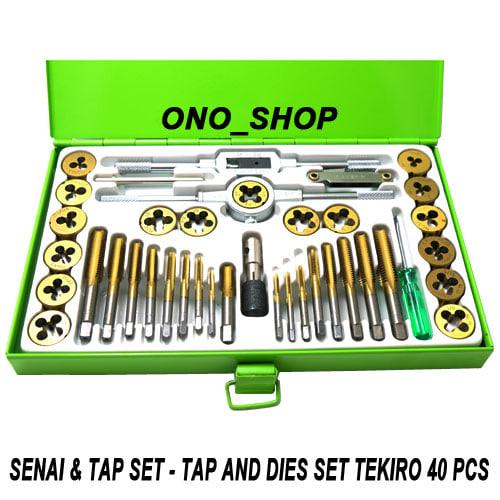 Jual Senai & Tap Set - Tap and Dies Set Tekiro 40 Pcs - Jakarta Barat - ONO SHOP | Tokopedia