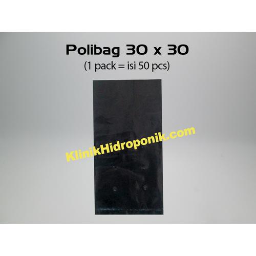 Jual Polibag Polybag Hitam Tebal - ukuran 30 x 30 - 1 pack isi 50 pcs ...