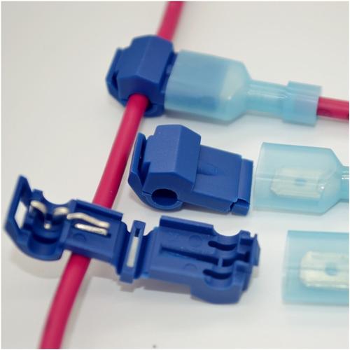 Jual T TERMINAL CONECTOR KONEKTOR KABEL KONEKTOR KAWAT WARNA BIRU - Kab ...