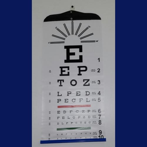 Jual SNELLEN CHART ALPHABET - SNELLEN CHART MANUAL - ALAT TES MATA ...