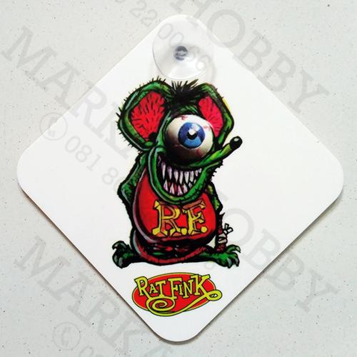Jual Car Signboard / Tempelan Kaca RAT FINK CYCLOPS - Kab. Bandung ...