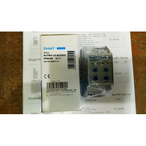 Jual PFR / Phase Failure Relay / Phase Seq Protector Relay NJYB3-15 CHINT - Jakarta Pusat ...