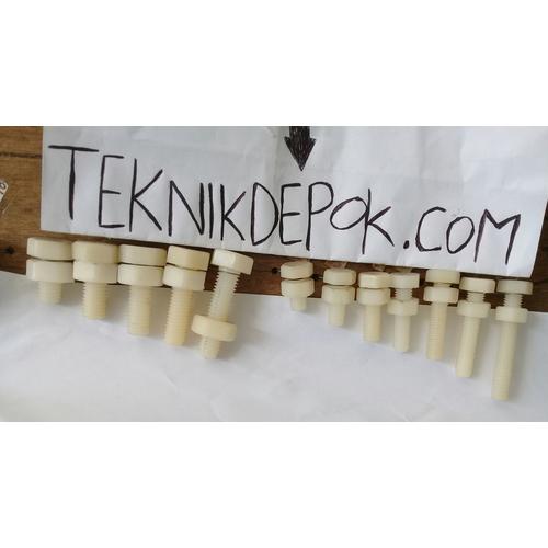 Jual baut nylon 8 x 30 baut plastik 8 x 30 baut nilon 8 x 30 - Kota ...