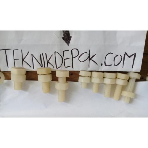 Jual baut nylon 12 x 30 baut plastik 12 x 30 baut nilon 12 x 30 - Kota ...
