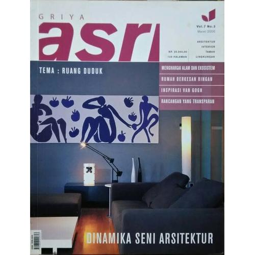 Jual MAJALAH ASRI DINAMIKA SENI ARSITEKTUR EDISI MARET 2006 - Kota ...