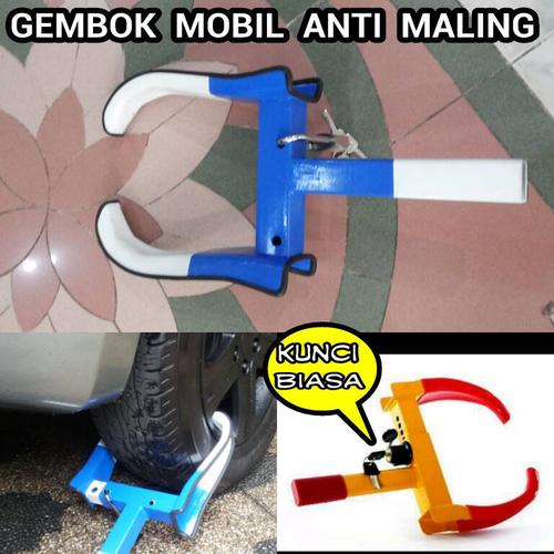 Jual GEMBOK PENGAMAN MOBIL. KUNCI RODA BAN. UNIVERSAL. ANTI MALING ...
