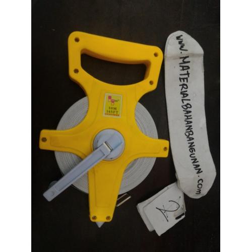 Jual meteran tanah meteran 50 meter fiber 50 meters ruler - Kota Depok ...