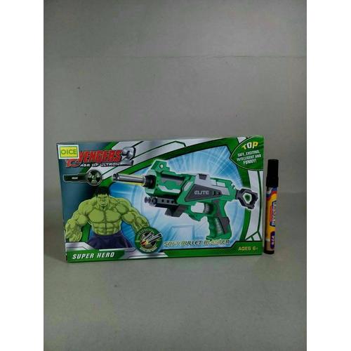 Jual mainan pistol senjata avanger hulk pistol nerf peluru ada di ...