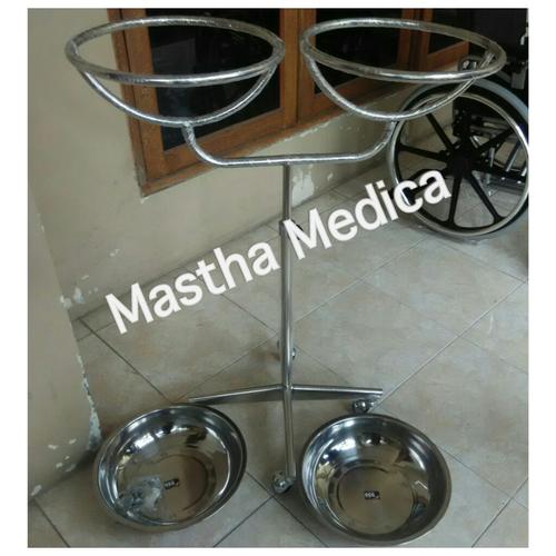 Jual Waskom Trolley Double Troli Ganda Baskom Cuci Tangan Stainless ...
