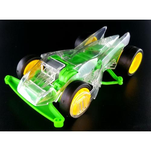 Promo MINI 4WD STRATO VECTOR CLEAR (CLEAR TRANSPARENT-GREEN FLUORESCENT ...