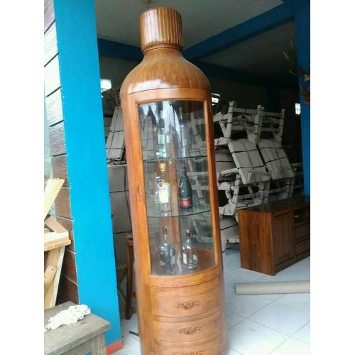 Jual lemari hias botol (duco, kursi tamu, lemari, bufet, nakas,meja ...
