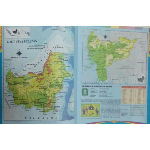 Jual BUKU PETA ATLAS LENGKAP Indonesia Dunia SD, SMP, SMA Lintas Media ...