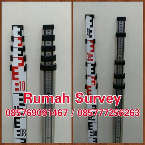 Jual RAMBU UKUR 5M / BAK UKUR / LEVELLING STAFF 5 M + Nivo - Jakarta ...